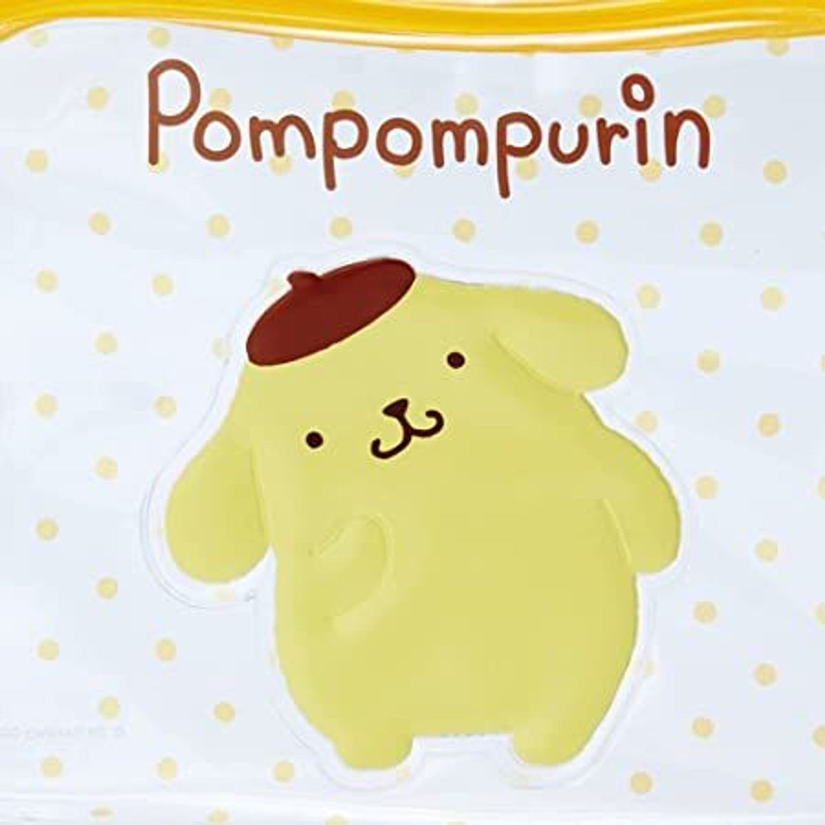 Sanrio - Estuche de PVC Parche Pompompurin Transparent Dot