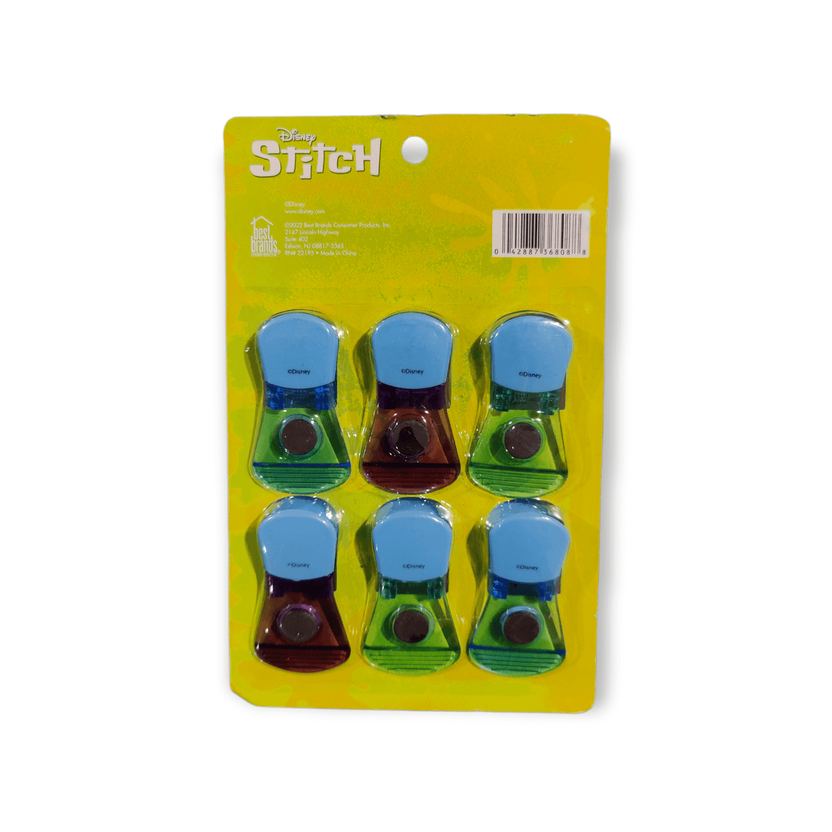 Disney - Set de Clips con Iman Stitch