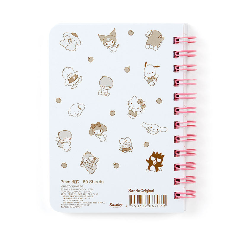 Sanrio - Libreta B7 Sanrio Characters Food